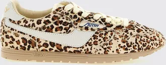 Autry Baskets basses Windspin en cuir effet poulain