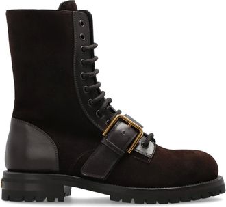 Dolce & Gabbana Bottines en Daim - Femme - Chaussures - Brun - Taille: 38 EU