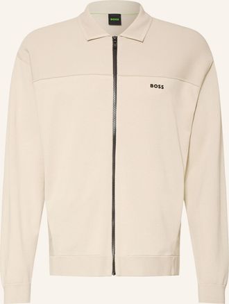 HUGO BOSS Strickjacke Network beige