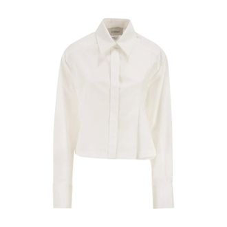 Sportmax Femme, Blouses et Chemises, Blanc, Taille: 38 FR Chemises