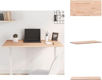 vidaXL Vidaxl - Tischplatte 100x50x1,5 cm Rechteckig Massivholz Buche - Holztischplatte - Buchenholz Platte - Esstischplatte - Wohnzimmer Dekoration - diy