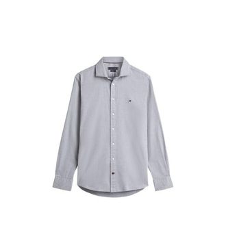 Tommy Hilfiger Chemise manches longues &agrave; motif en coton