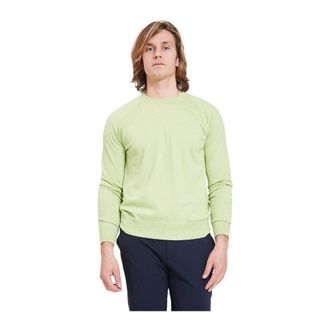 Gran Sasso Rundhals Shirt - - Knitwear - Herren - Gr&uuml;n - XL