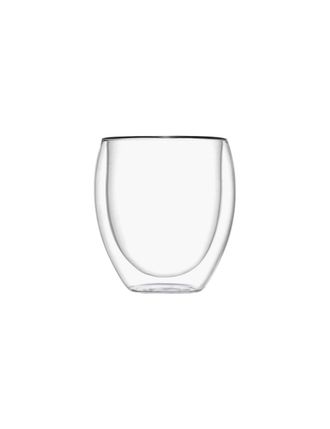 Brandani Brandani Glas Double Wall Glass Set 2 St&uuml;ck aus Glas - SKU 52480 - doppelwandiges Glas zur Erhaltung der Temperatur