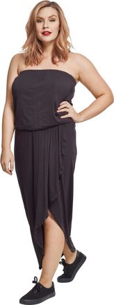 Urban Classics Damen Ladies Viscose Bandeau Dress Partykleid, Schwarz, 3XL EU