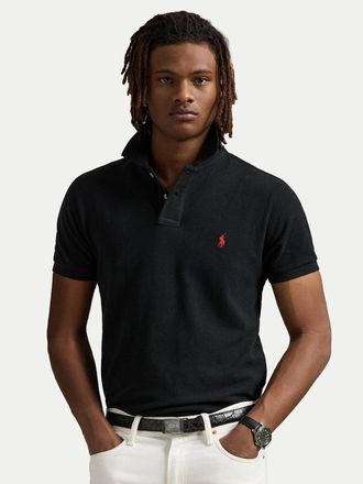 Polo Ralph Lauren Poloshirt Core Replen 710782592 Schwarz Custom Slim Fit