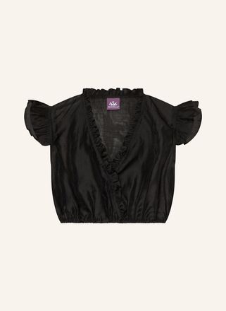 Spieth & Wensky Dirndlbluse Fran schwarz