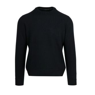 Gran Sasso Rundhals-Pullover - - Knitwear - Herren - Schwarzk - L