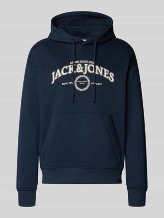 Jack & Jones Hoodie mit Label-Print Modell JAM