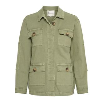 MY ESSENTIAL WARDROBE Army Jacket Utility Look Dusty Olive - - Jackets - Damen - Gr&uuml;n - L