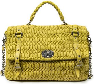 Miu Miu Crossbody Bags - Large Turnlock Briefcase - Gr. unisize - in Gr&uuml;n - f&uuml;r Damen