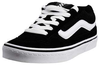 Vans Caldrone Damen-Sneaker, Wildleder Mesh Schwarz Wei&szlig;, 10 UK