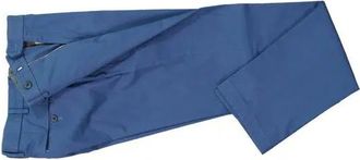 Hiltl Herren Chino blau Baumwoll-Stretch