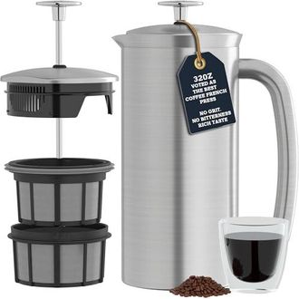 Espro French Press P7, Acier Inoxydable bross&eacute;, Acier Inoxydable, 1 l