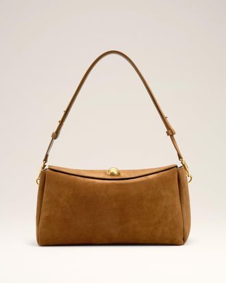 Ami Ami Paris - Sac Marron Carrousel Moyen En Cuir Velours Anthracite & ivoire - TU - Unisex