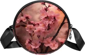 Generic Circle Sac &agrave; bandouli&egrave;re pour femme, petit sac &agrave; bandouli&egrave;re avec fermeture &eacute;clair et bretelles r&eacute;glables style d&eacute;contract&eacute; pour femmes et filles