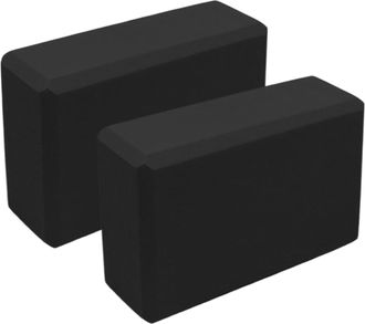 Generico Yoga-Block, 2 Trainingsbl&ouml;cke, rutschfest, aus EVA-Schaum, f&uuml;r Fitnessstudio und Zuhause, f&uuml;r Sport, Hot Yoga, Meditation, Stretching und Anf&auml;nger