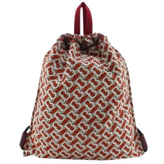 Burberry Pre-owned Vintage Backpack - Femme - Pre-owned - Rouge - Taille: ONE Size