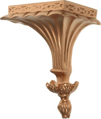 DOITOOL Schwebendes Wandregal im Europäischen Stil Wandmontiertes Hängeregal aus Robustem Resin Vielseitiges Aufbewahrungsregal für Wohnzimmer Küche Bad und B