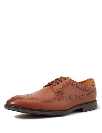 Clarks Herren Ronnie Limit Brogues, Braun British Tan Leather, 41.5 EU