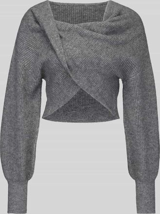 Pieces Regular Fit Pullover in Wickel-Optik Modell AVA
