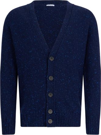 Malo cardigan &agrave; col v - Bleu