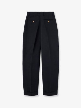 Loro Piana Womens Trousers Cale Blue Linen-Cotton