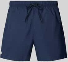 Lacoste Badeshorts mit Logo-Stitching