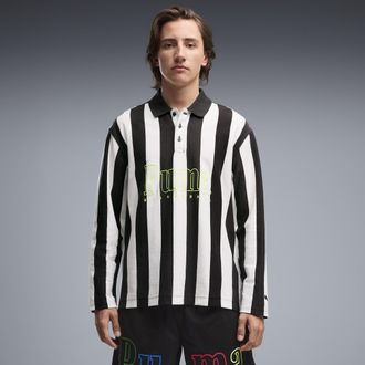 Puma Polo de rugby Memory Lane Referee Homme, V&ecirc;tements, Jaune, 3XL