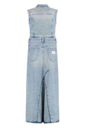 Maison Margiela Womens Denim Dress Medium Blue Cotton