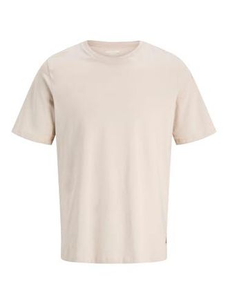 Jack & Jones Jjeorganic Basic Tee Ss O-neck Noos Homme T-shirt, Moonbeam - D&eacute;tails : Slim, L