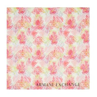 A|X Armani Exchange Rosa Damen Schal Pinselstrich-Muster - - Accessories - Damen - Rosa - ONE SIZE