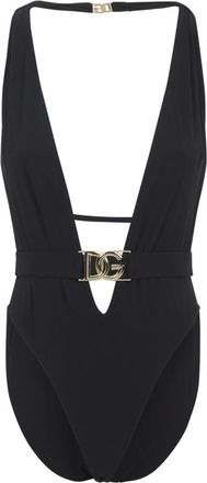 Dolce & Gabbana Femme, Maillots de bain, Noir, Taille: 42 FR One-piece