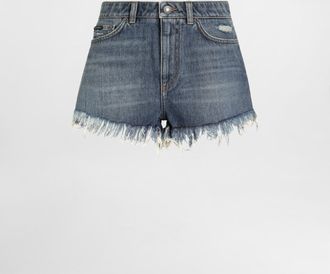 Dolce & Gabbana Denim Shorts - Frau Denim Mehrfarbig 42