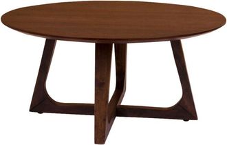 M&S Collection M&s - Table basse en bois &oslash;75cm - Bois fonc&eacute; - hellerup