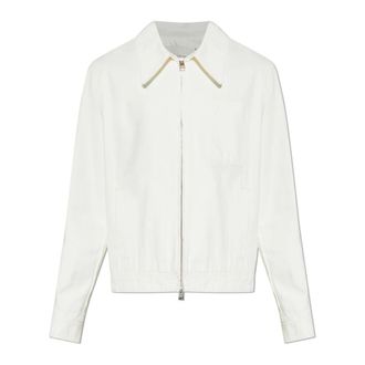 Ami Denim Jacke mit Taschen - - Jackets - Herren - Wei&szlig; - L