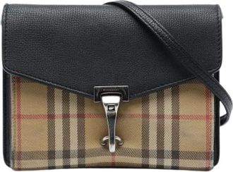 Burberry Pre-owned Macken Cross Body Bag - Femme - Pre-owned - Beige - Taille: ONE Size