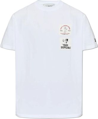 Iceberg Homme, Tops, Blanc, Taille: 2XL T-shirt avec Patchs