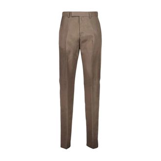 Ferragamo Straight-Fit Bundfaltenhose - - Trousers - Herren - Braun - M