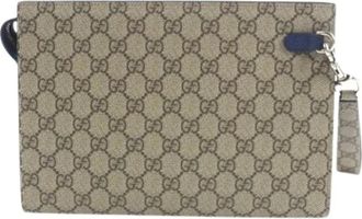 Gucci Pochette Pre-owned - Femme - Pre-owned - Beige - Taille: ONE Size