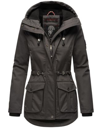 Marikoo Damen &Uuml;bergangsjacke Babetaa Princess mit Kapuze