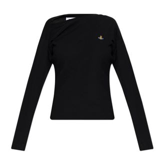 Vivienne Westwood unisex, Tops, Noir, Taille: M Long-sleeve Hebo Top