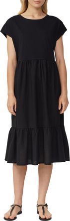 s.Oliver Stufenkleid im Relaxed Fit mit &uuml;berschnittenen Schultern