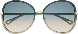 Chloé Femme, Accessoires, Vert, Taille: 60 MM Ch0030S Lunettes de soleil