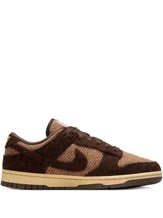 Nike baskets Dunk Harris Tweed-Sesame - Marron