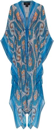 Etro Femme, Maillots de bain, Bleu, Taille: ONE Size Robe de plage &agrave; imprim&eacute;