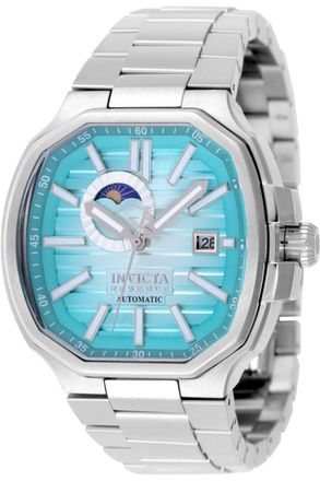 Invicta Reserve 50091 Herrenuhr - Automatisches Uhrwerk - Edelstahl mit blauem Zifferblatt - 45 mm