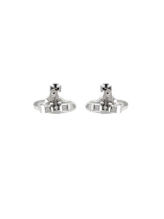 Vivienne Westwood Nano Solitaire Earrings - Silver
