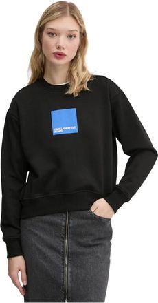 Karl Lagerfeld Damen, Sweatshirts & Hoodies, Schwarzk, SGr&ouml;&szlig;e