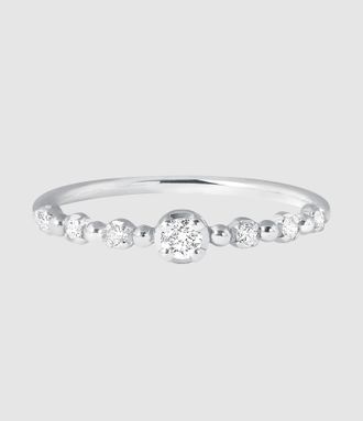 Gigi Clozeau Bague Solitaire Gigi Or Blanc Diamants